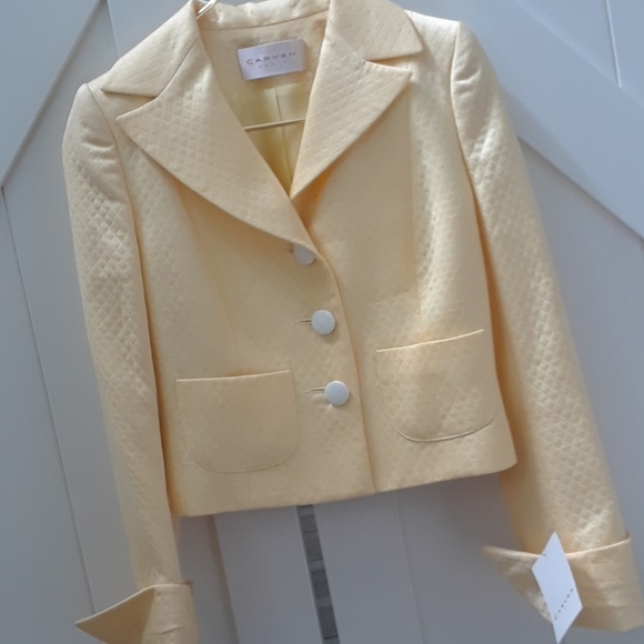 Carven | Jackets & Coats | Carvennwtyellow Jacket | Poshmark